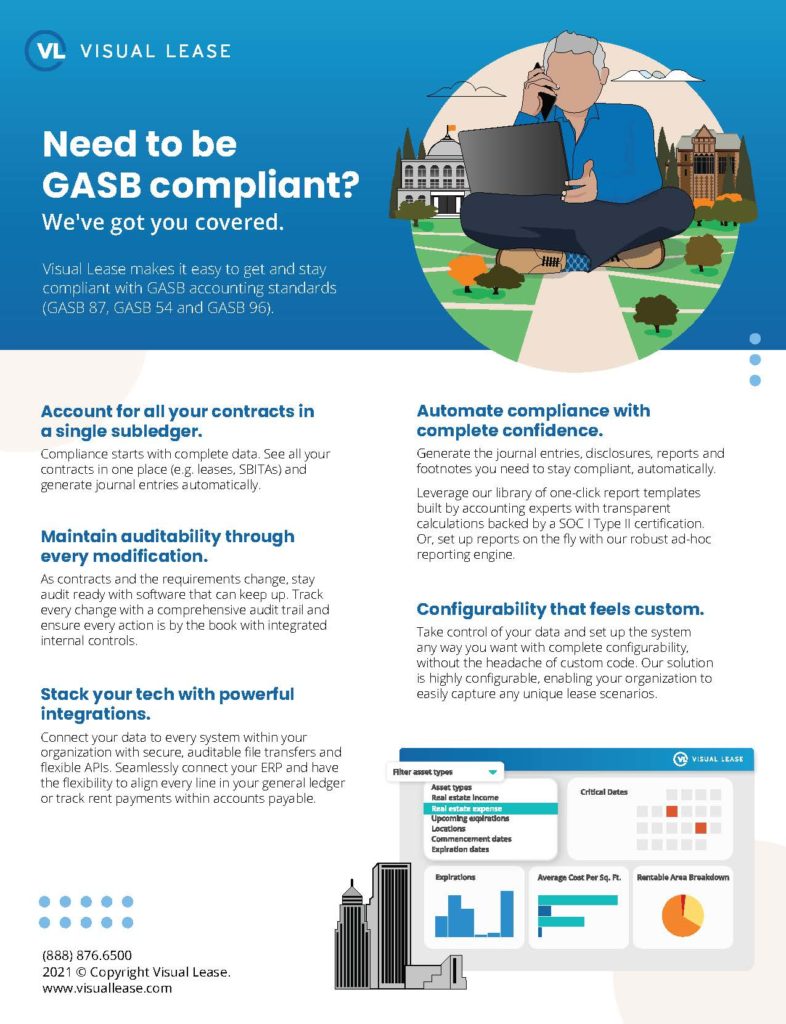 Government Lease Accounting Solutions | GASB Compliant | Visual Lease