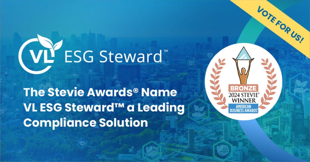 The Stevie Awards® Name VL ESG Steward™ a Leading Compliance Solution | Visual Lease