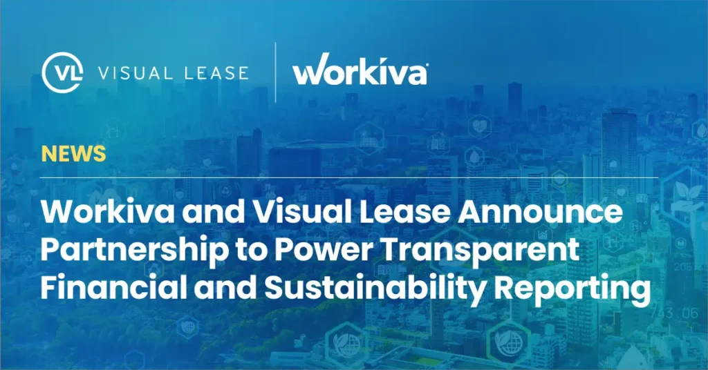 Workiva and Visual Lease Announce Partnership